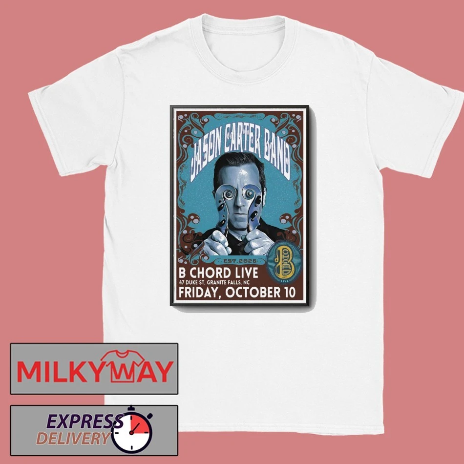 Official Jason Carter Band Event 2025 Granite Falls, NC Poster shirt